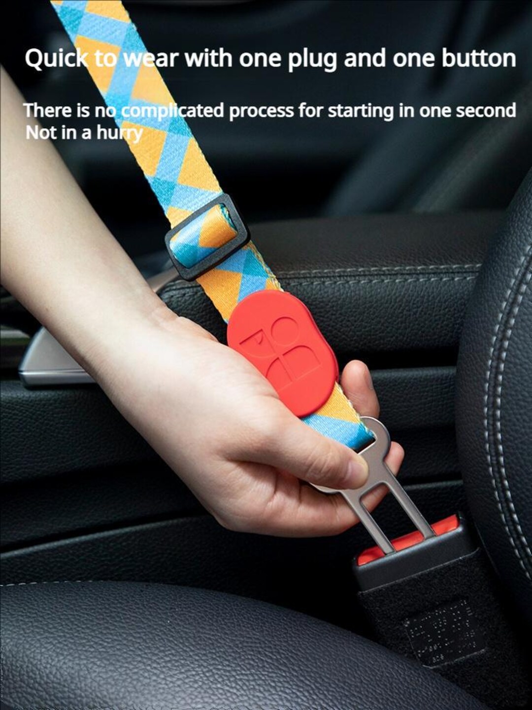 Adjustable Hands-free Pet Seatbelt Rope, Dog Seat Leash, Dog Car Lead ...