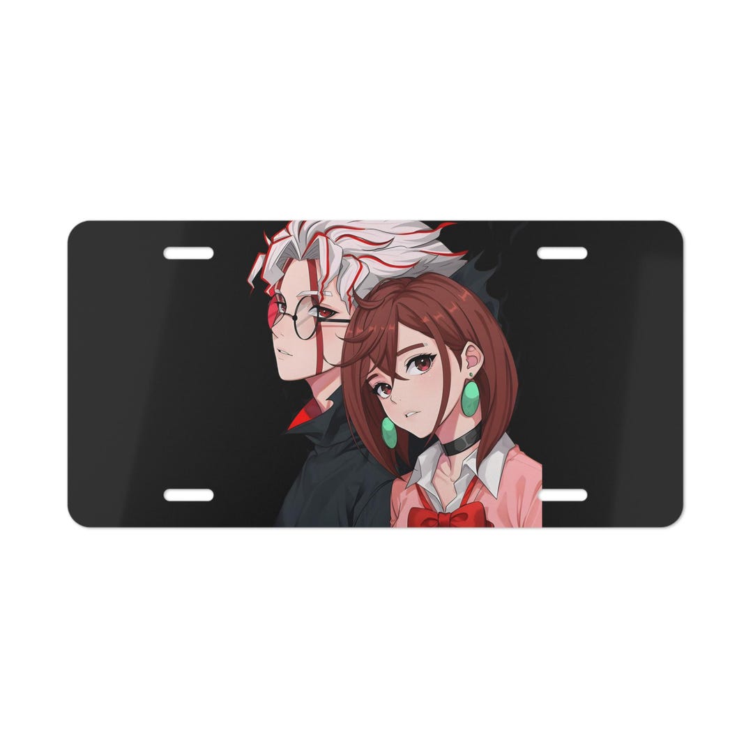 Anime Dandadan Vanity License Plate Custom Car Tag Cool Anime Car ...