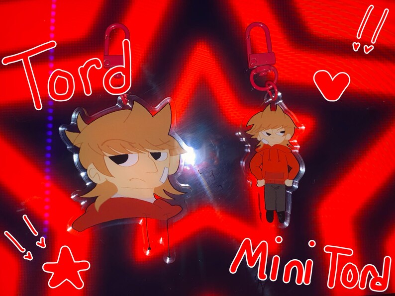 PREORDER!! Tom + Tord Keychains! || Eddsworld Acrylic Keychains - Etsy