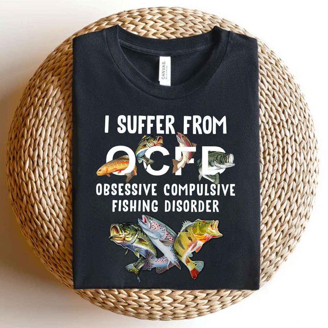 OCFD Fishing Disorder Shirt: Funny Fisherman Gift Tee - Etsy
