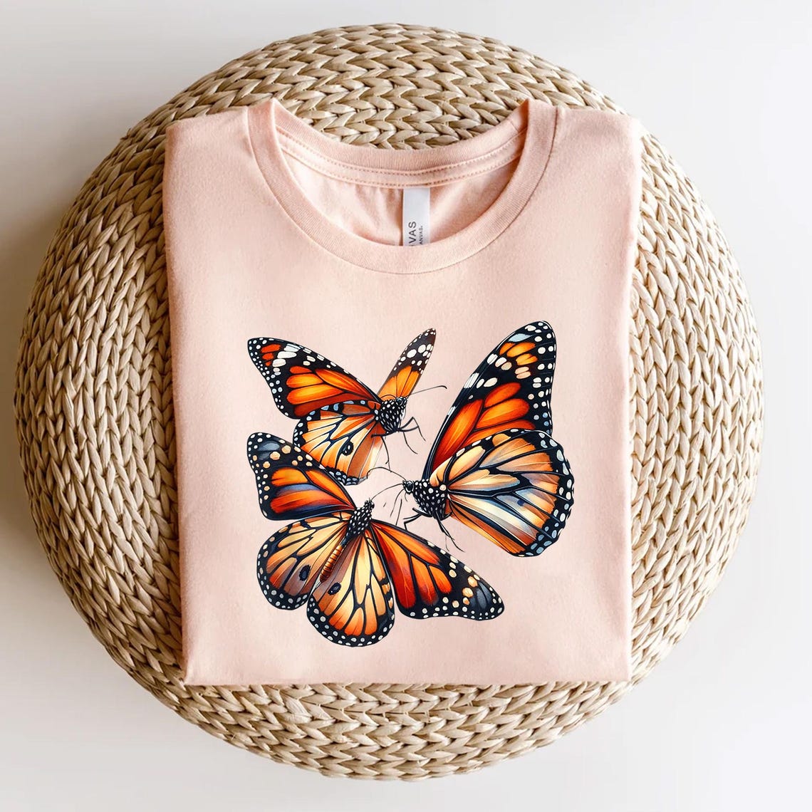 Monarch Butterfly Shirt: Orange Insect Tee, Nature Lover Gift - Etsy