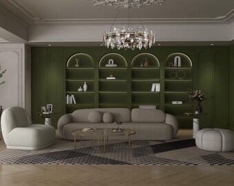 Custom 3D Living Room Render | Interior Design Visualization - Etsy
