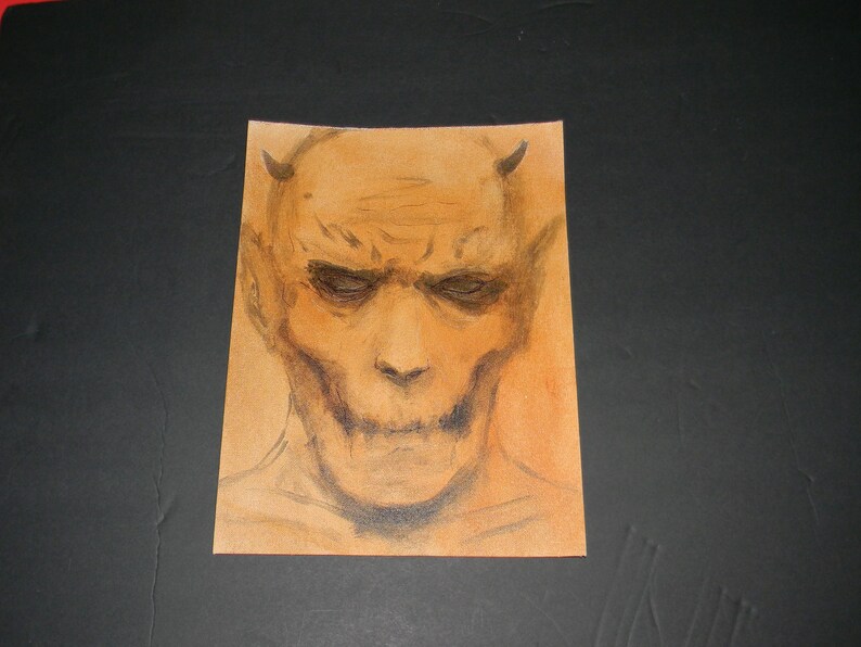 Tormented Alexander X Demon Dark Art Horror Painting Devil Signed ...