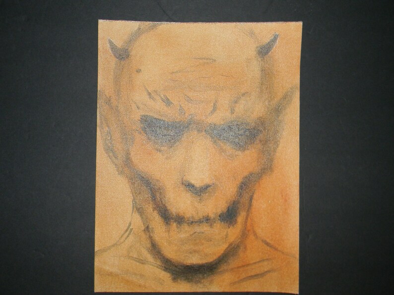 Tormented Alexander X Demon Dark Art Horror Painting Devil Signed ...