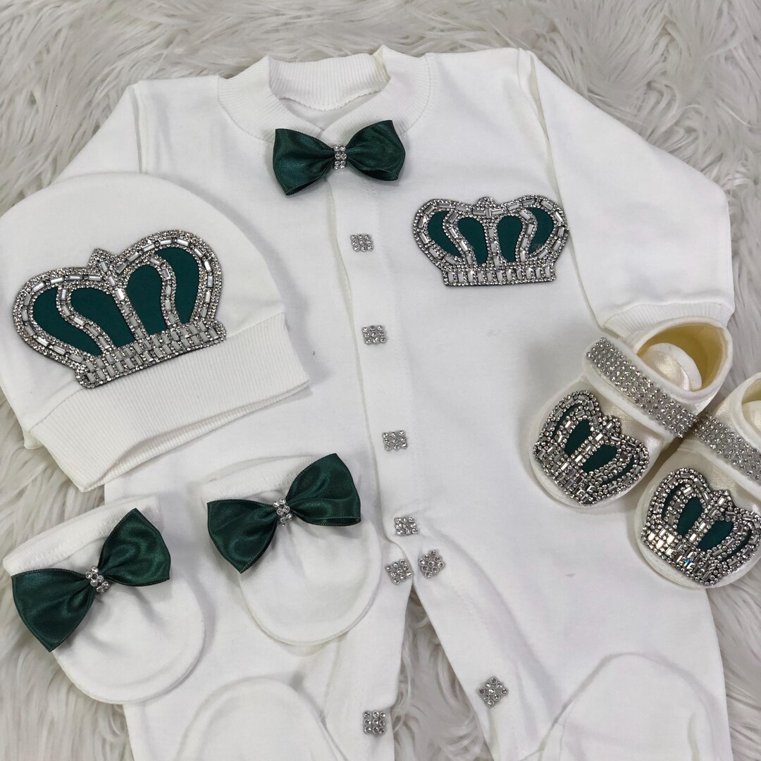 Personalized Baby Romper Set, Cotton Newborn Outfit, Baptism Gift - Etsy