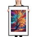 Color Blast Tree Wall Art, Sizes A1/A2/A3, Framed Wall Art Prints ...