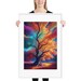 Color Blast Tree Wall Art, Sizes A1/A2/A3, Framed Wall Art Prints ...