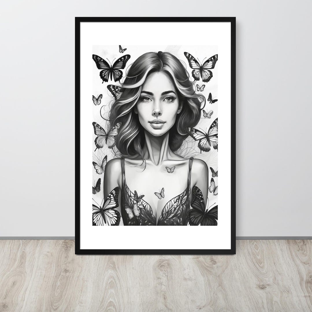 Black and White Wall Art, Sizes A1/A2/A3, Framed Wall Art Prints ...