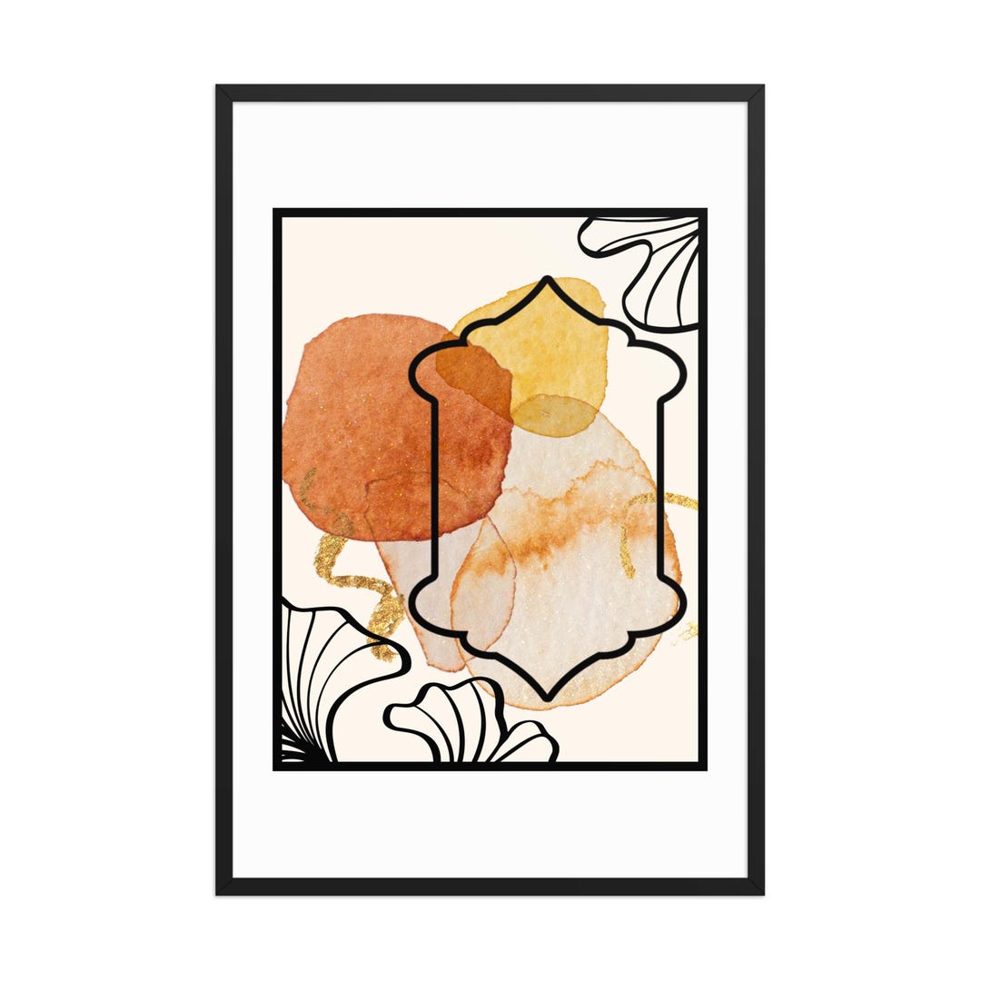 Simple Flower Wall Art, Sizes A1/A2/A3, Framed Wall Art Prints, Framed ...