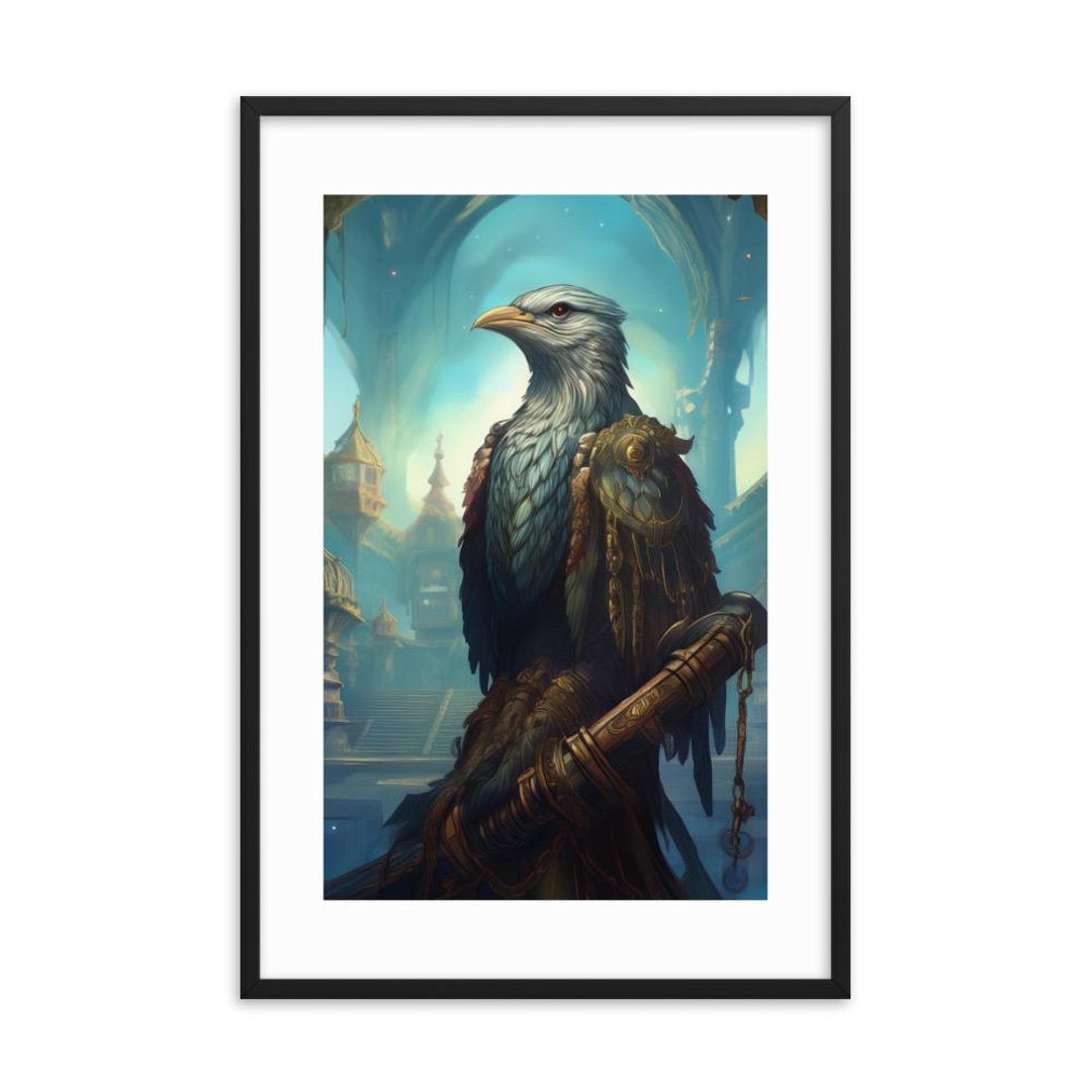 Animal Hawk Bird Wall Art, Sizes A1/A2/A3, Framed Wall Art Prints ...