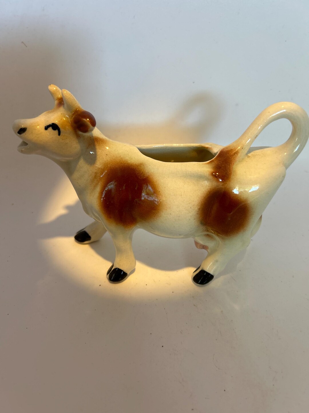 Vintage Cow Creamer Pitcher - Etsy