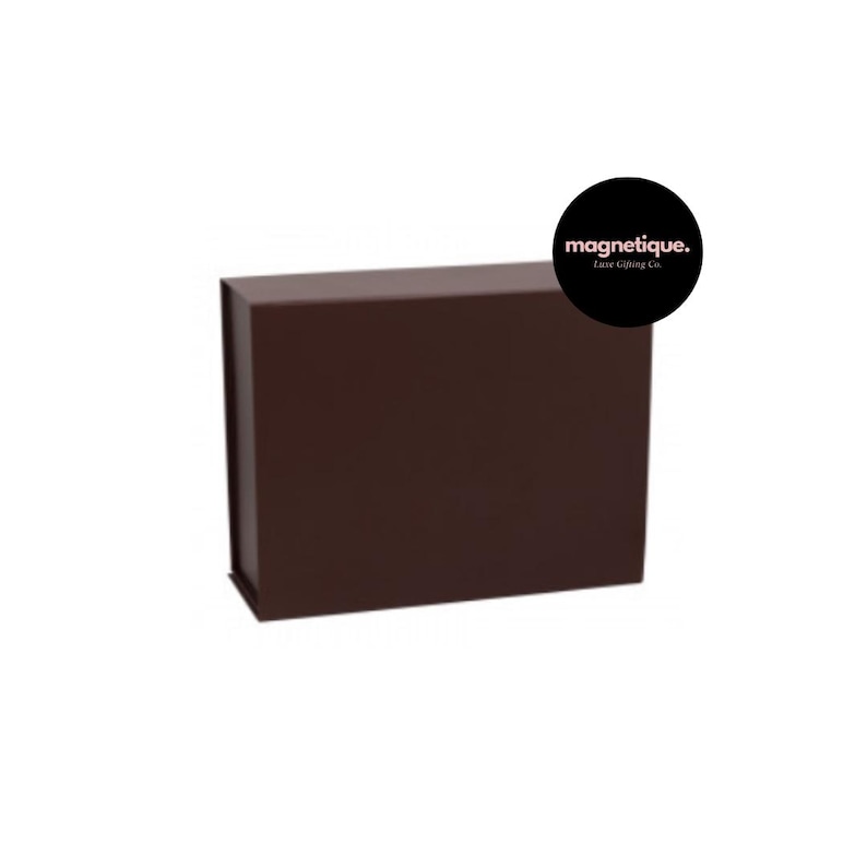 Rich Brown Magnetic Gift Box: Small Luxe Keepsake Box - Etsy