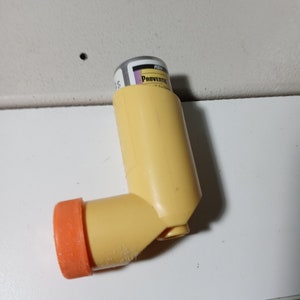 Black With Pink, Blue, Green, Orange Crazy Ribbon Inhaler Holder - Etsy