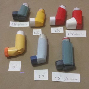 Red Inhaler Holder With White Hearts - Etsy