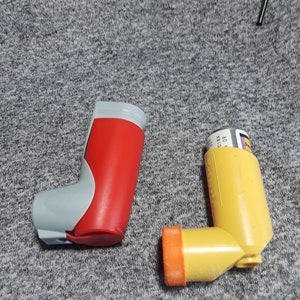 Pink Fabric With Gold Design Inhaler Case - Etsy