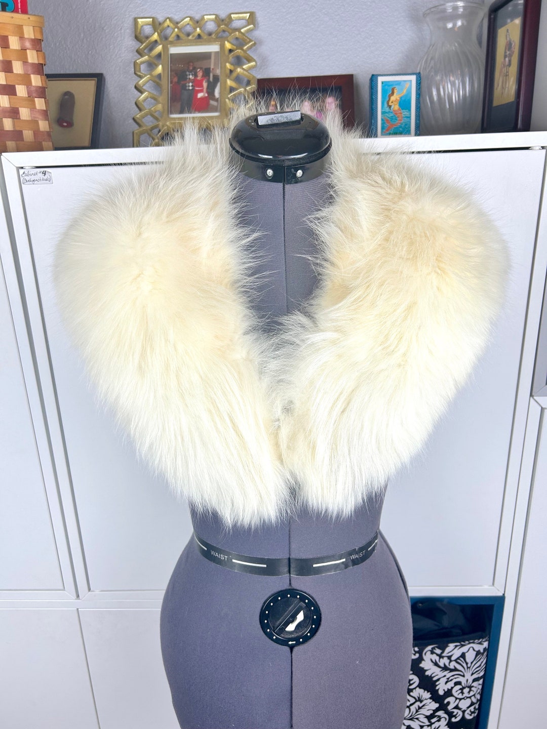 1950's Detatchable White Mink Collar - Etsy