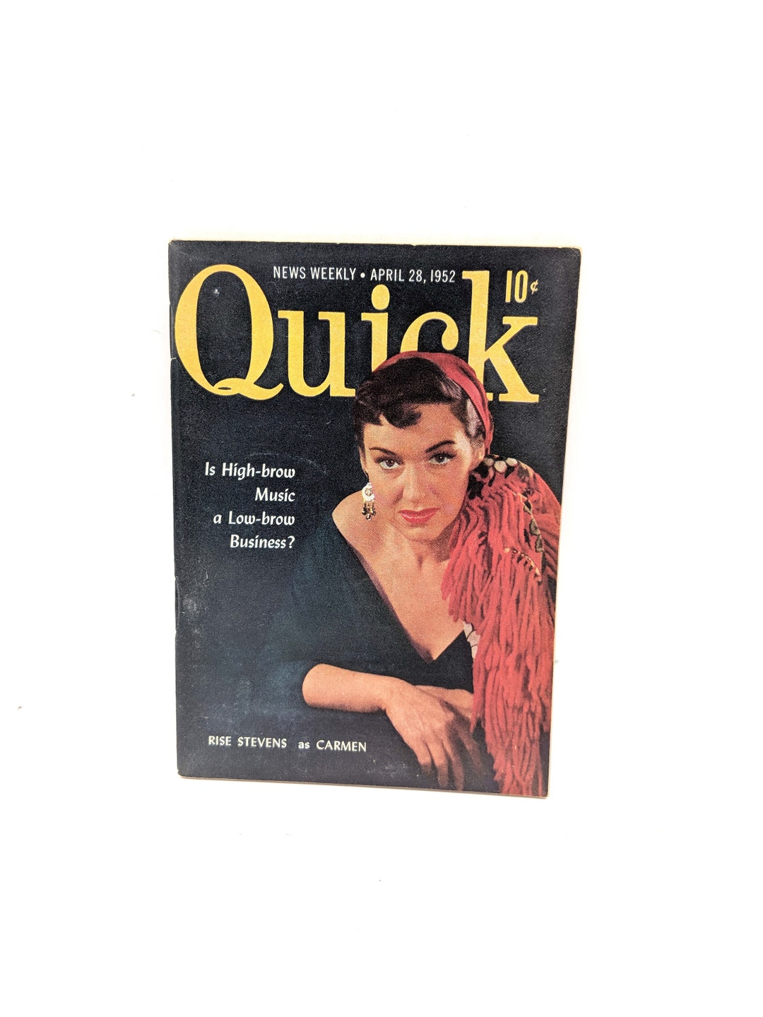 Quick Magazine April 28th, 1952 - Etsy