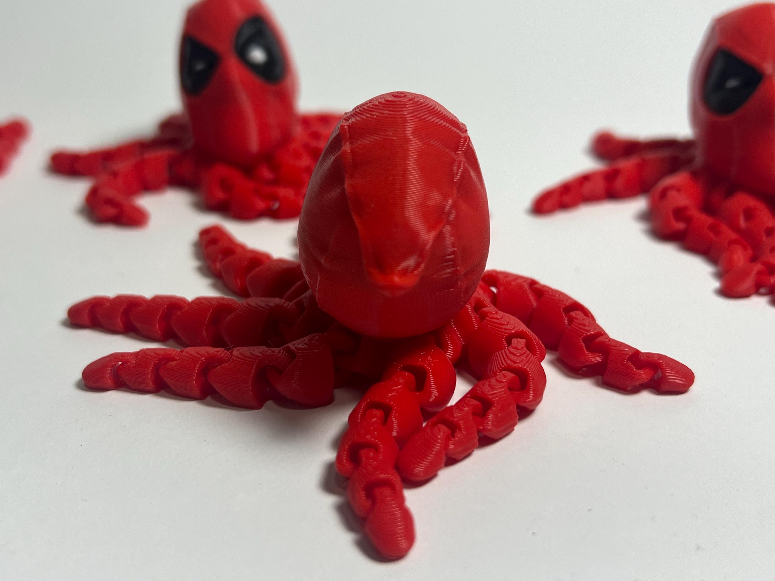 Deadpool Octopus 3D Printed viral gift for Him - Etsy