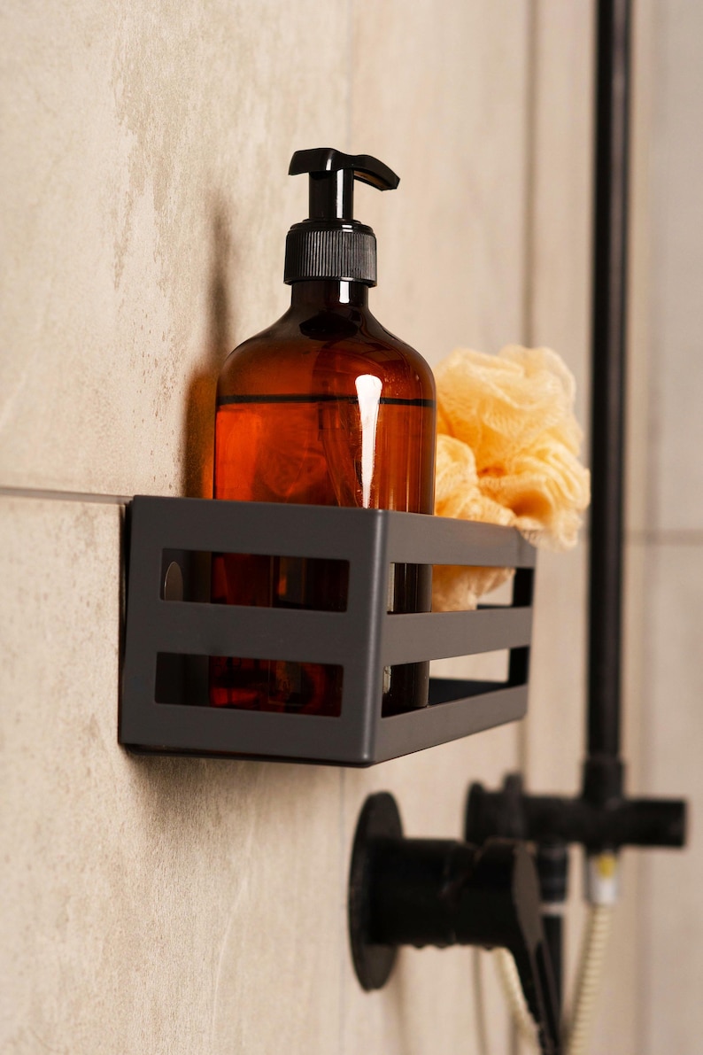 Stainless Steel Bathroom Shelf | Metal Shower Shelves | Floating ...