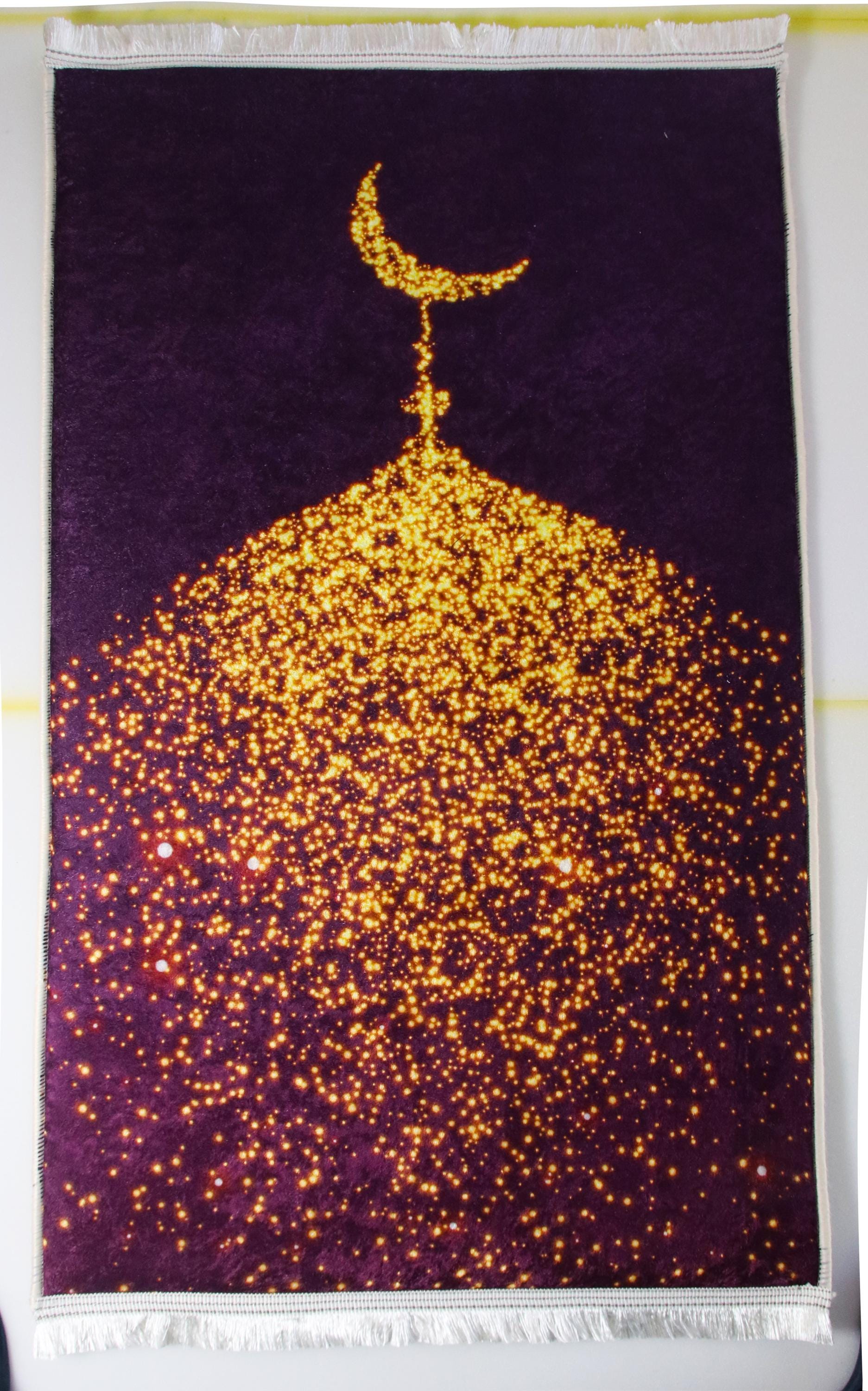 Personalized Foam Padded Prayer Rug – Soft Turkish Sajadah, Custom ...