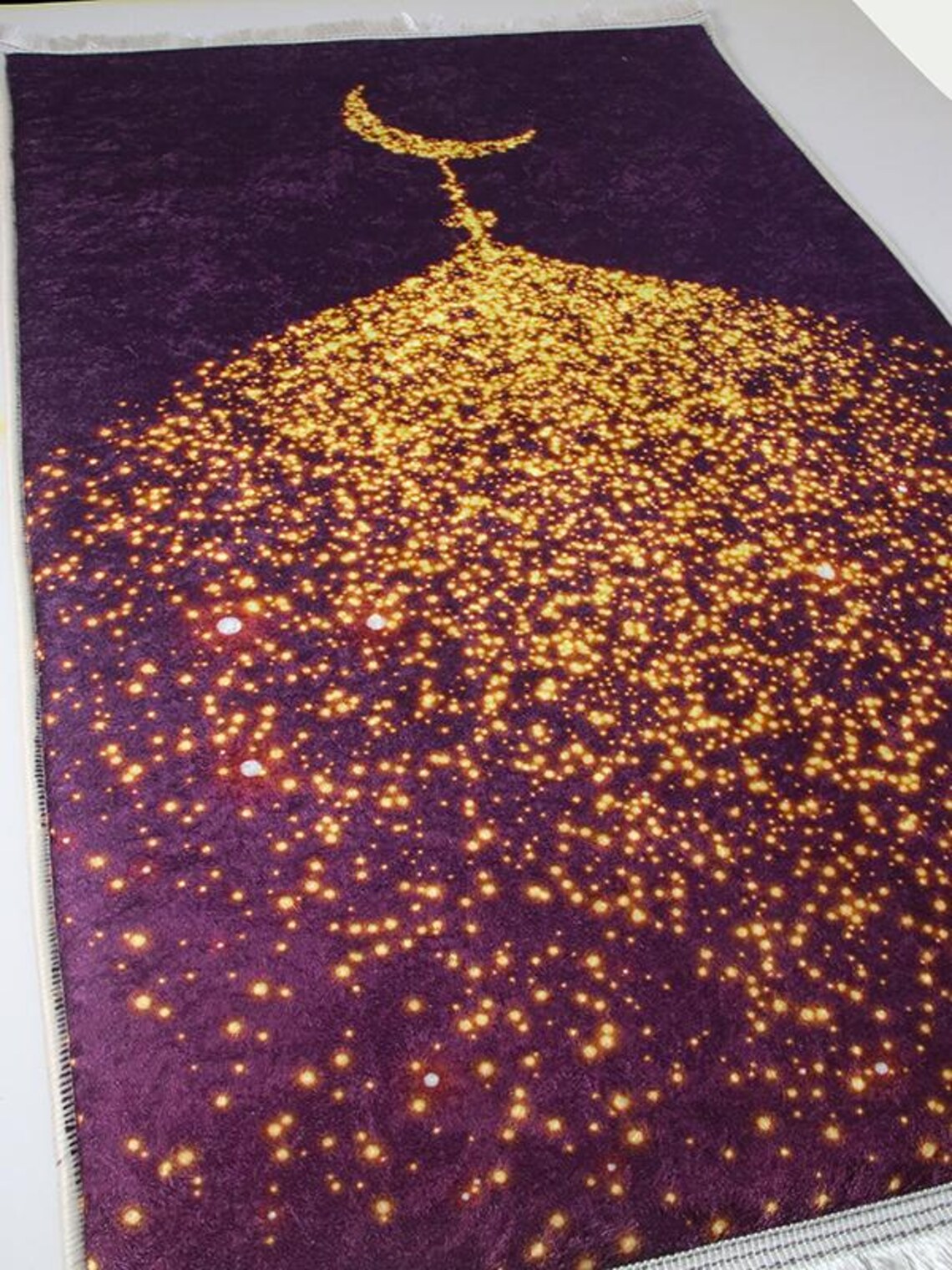 Personalized Foam Padded Prayer Rug – Soft Turkish Sajadah, Custom ...