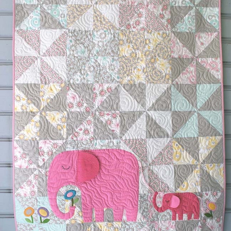 Elephant Quilt Pattern - Etsy