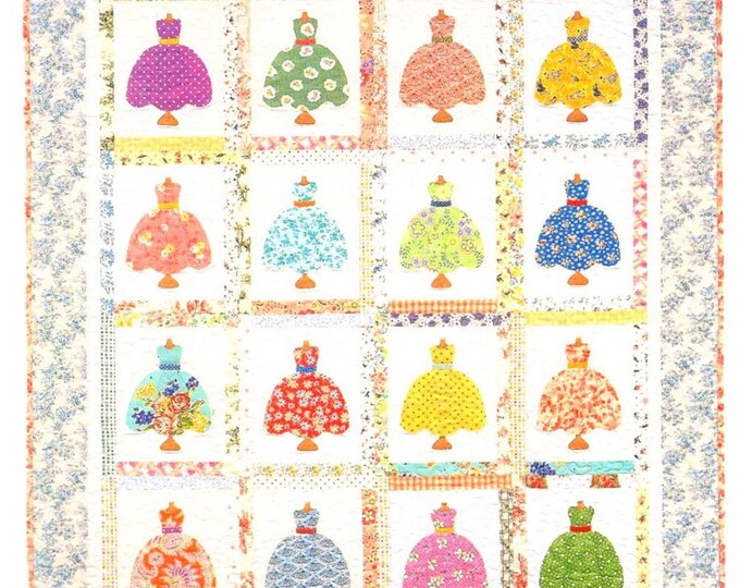 Pretty Dresses Quilt Pattern From Black Mountain Quilts - Etsy
