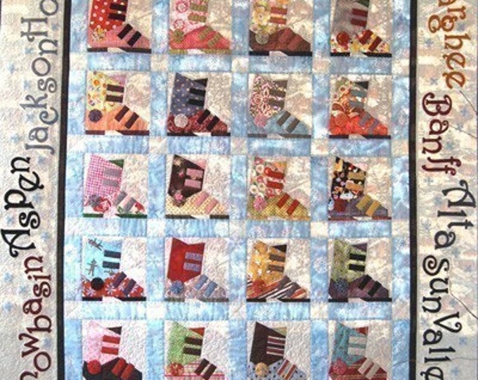 Ski Boots Quilt Pattern in PDF for Digital Download - Etsy