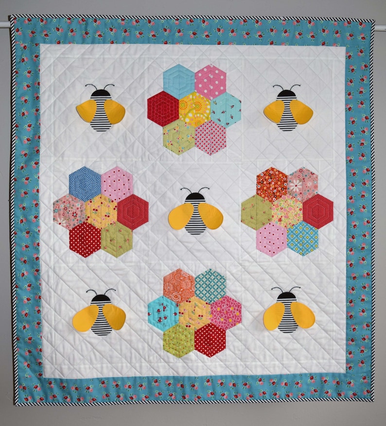 PDF Baby Bee Quilt Pattern in PDF for Digital Download - Etsy