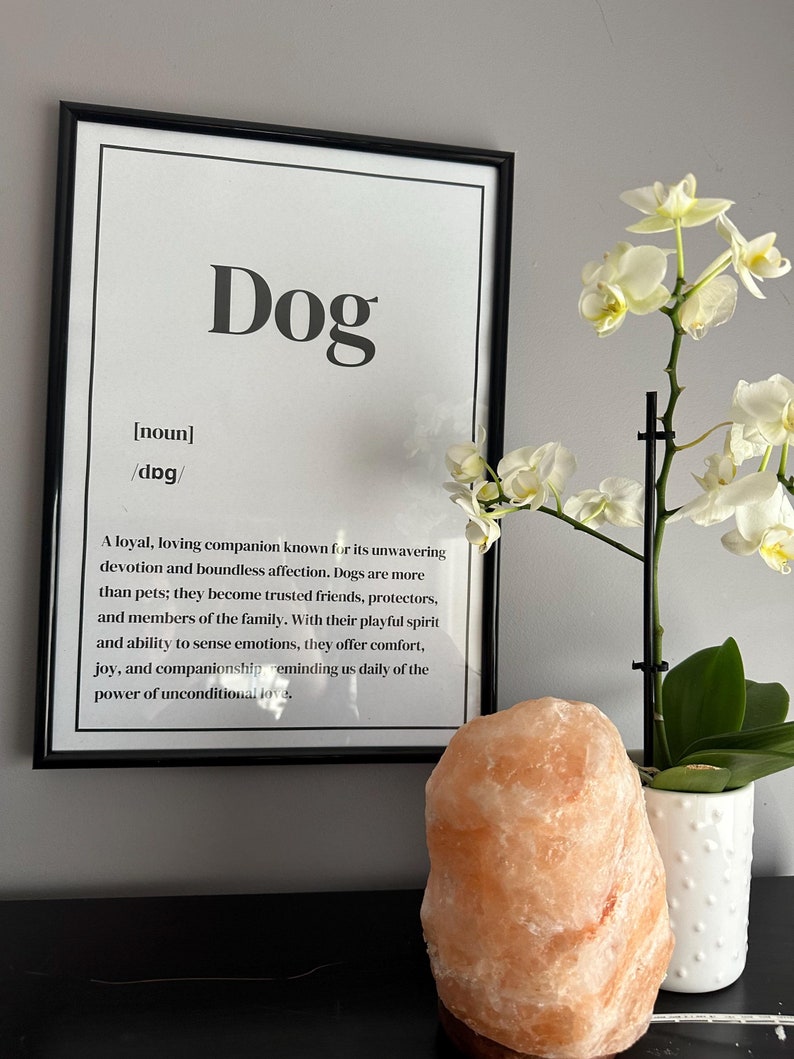 Dog Definition Print - Etsy