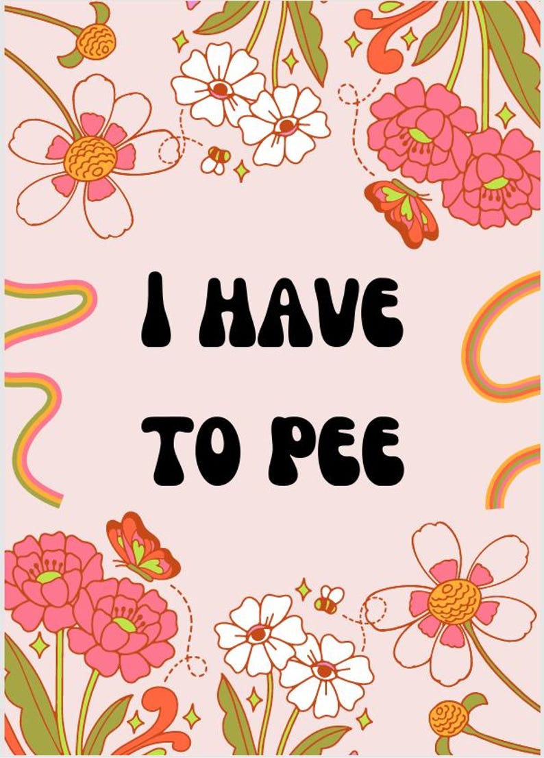 Go Piss Girl Meme Print Etsy