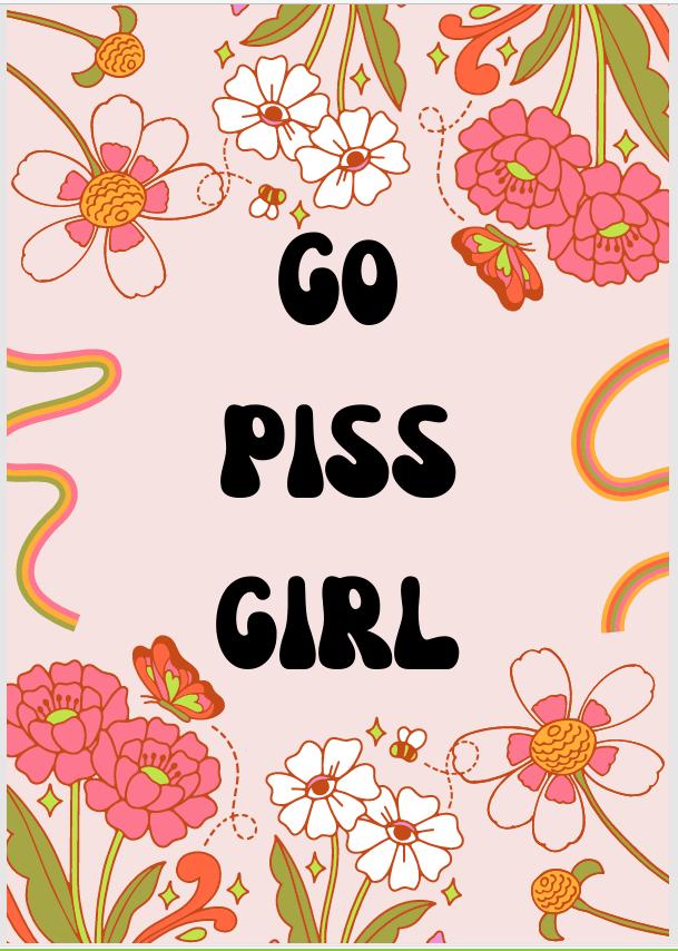 Go Piss Girl Meme Print - Etsy