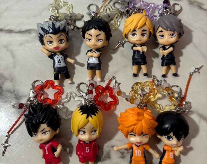 Haikyuu Woven Keychains - Etsy