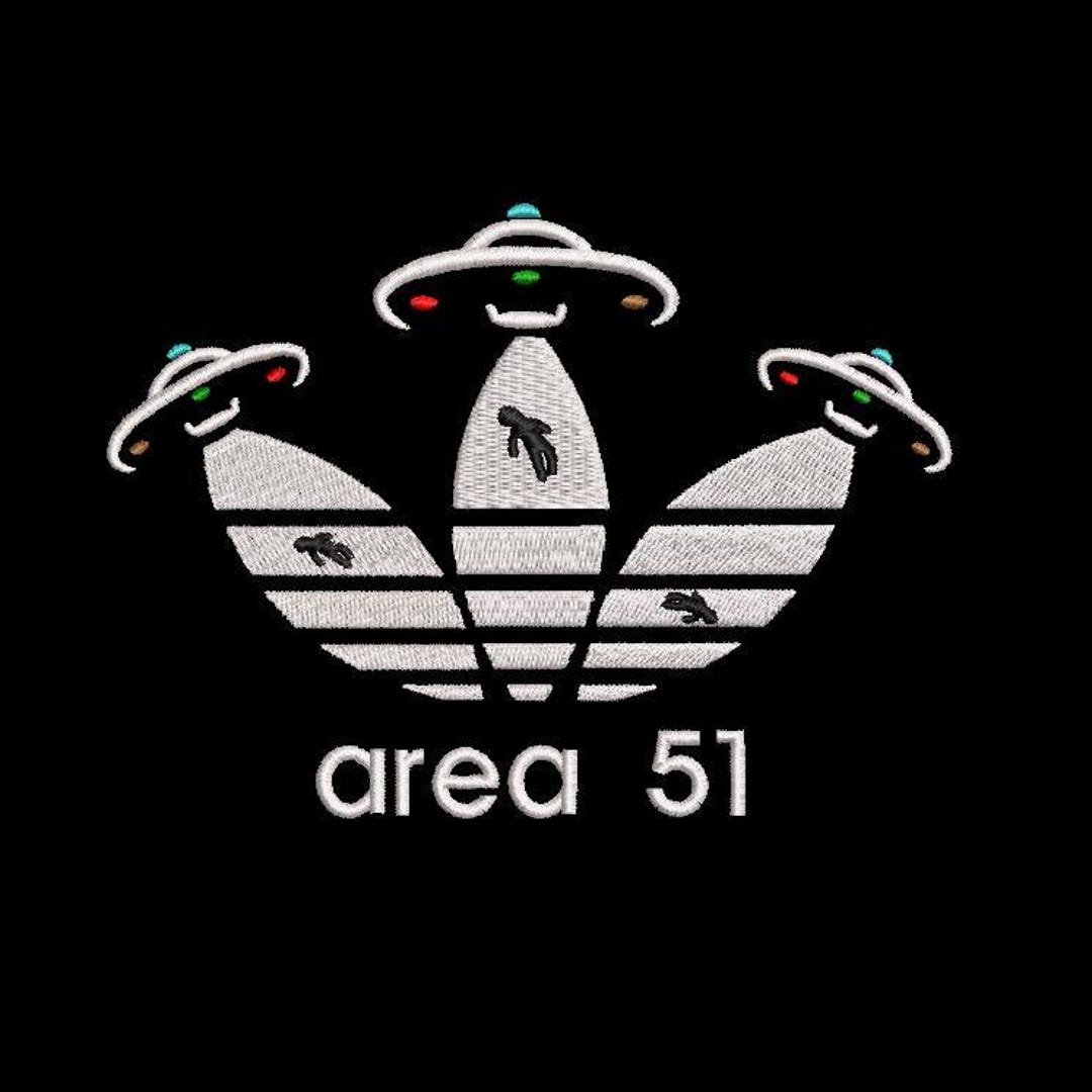 Adidas Area 51 UFO Embroidery Digital File - Etsy