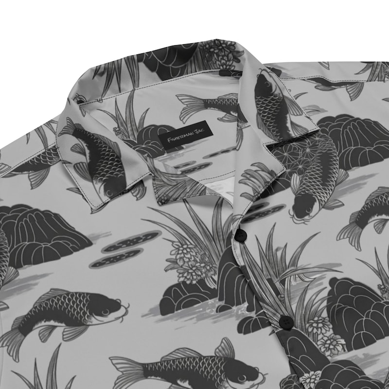 Fish Button up Shirt - Etsy