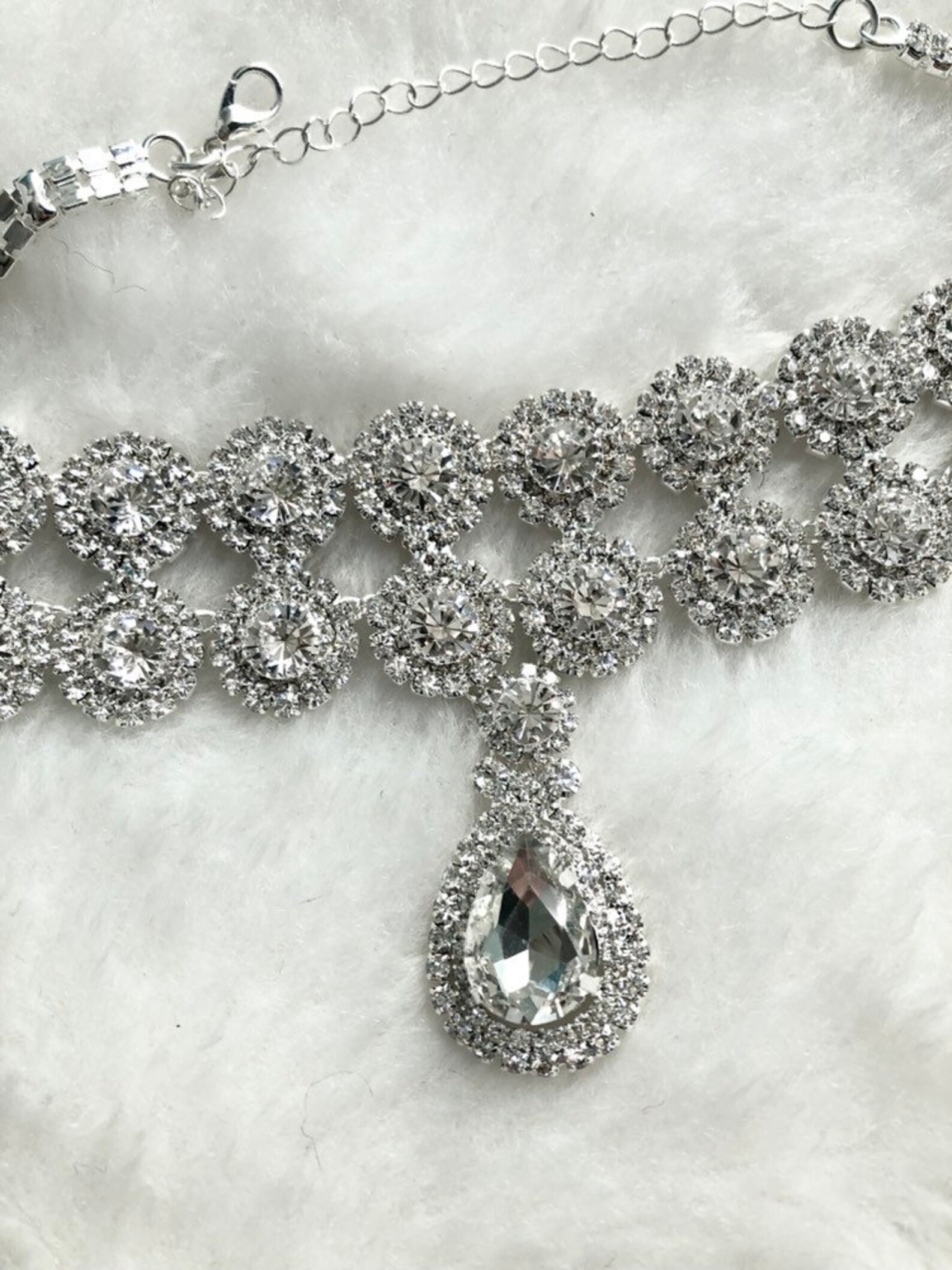 Rhinestone Double Circle Silver Gold Rainbow Red Blue Green - Etsy