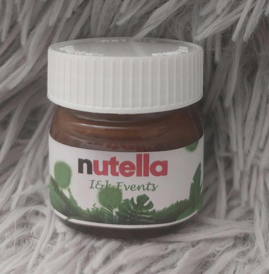 Personalized Mini Nutella Jar - Etsy