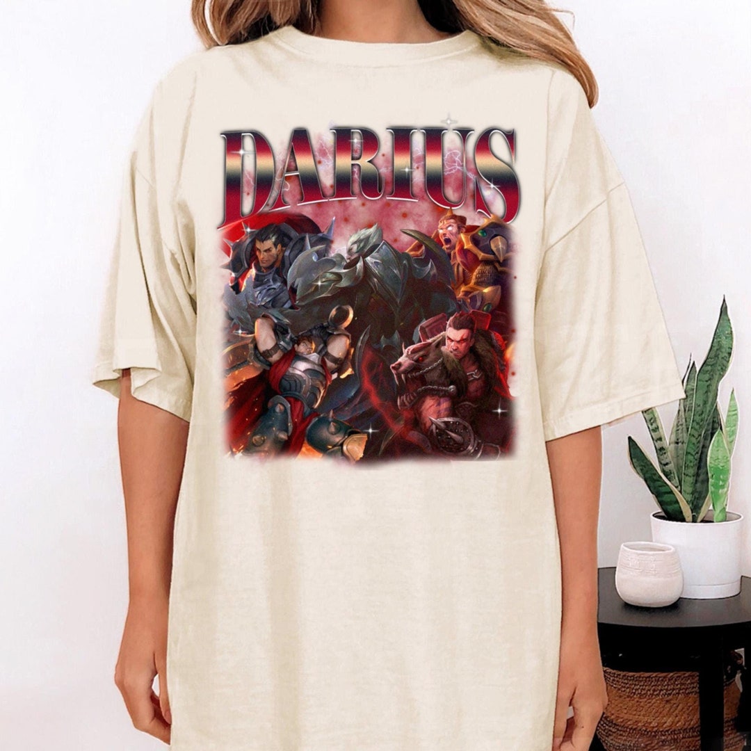 Darius Arcane Bootleg Shirt Png Vintage Streetwear League of Legends ...