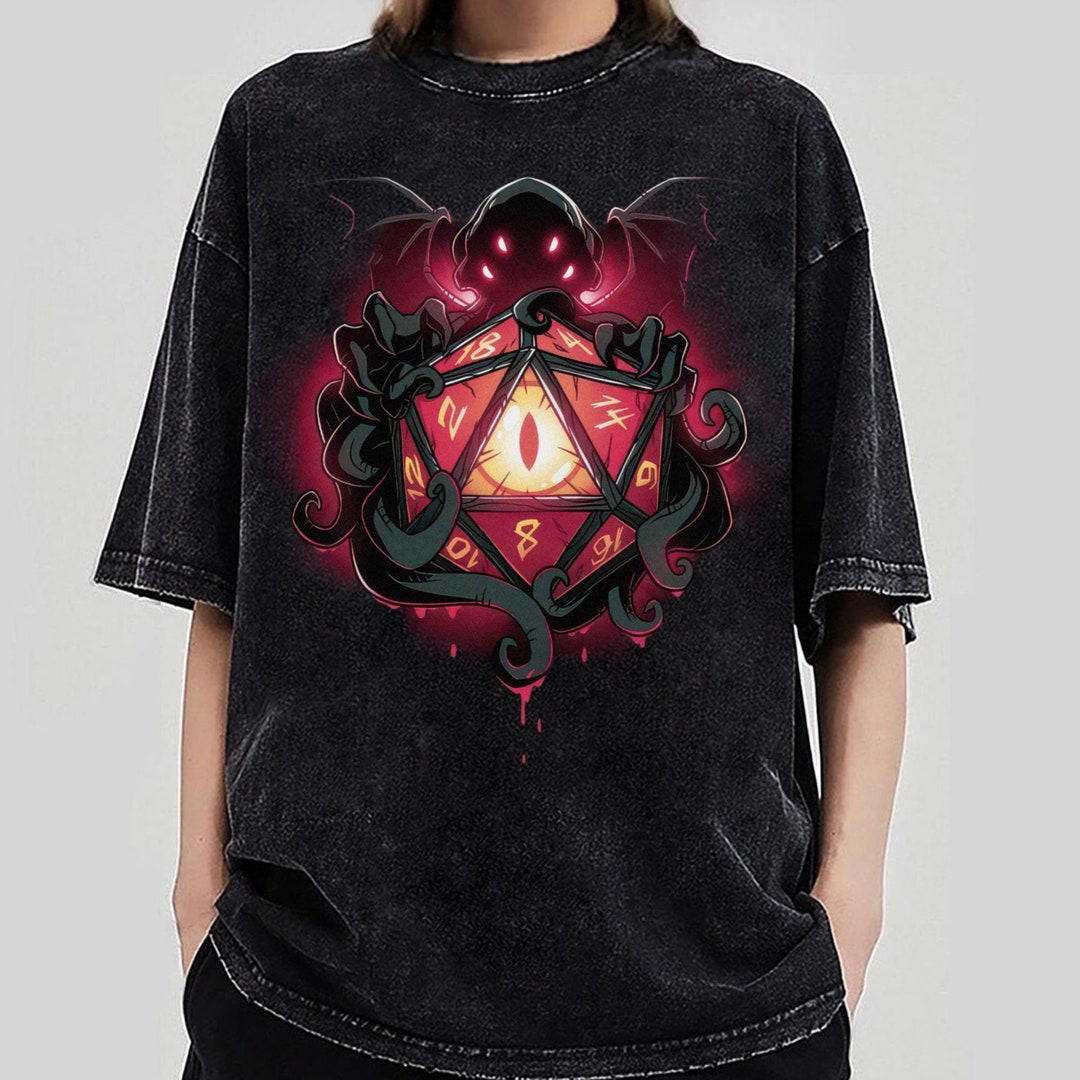 Dice Shirt Png, Dungeons and Dragons Png, Dnd Png, Gift for Geeks ...