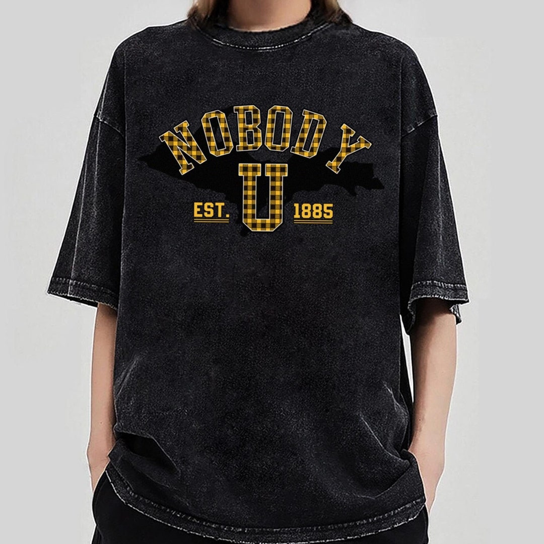 Nobody U Png, Tech Gameday Shirt Png, Michigan Nobody U Sports Apparel ...