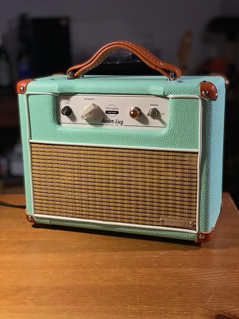 Classic Vintage Amplifier Inspired Table Lamp Edison LED Bulb With ...