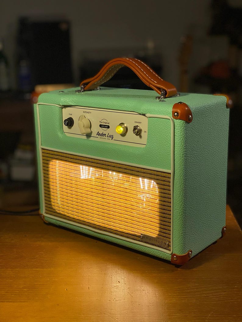 Classic Vintage Amplifier Inspired Table Lamp Edison LED Bulb With ...