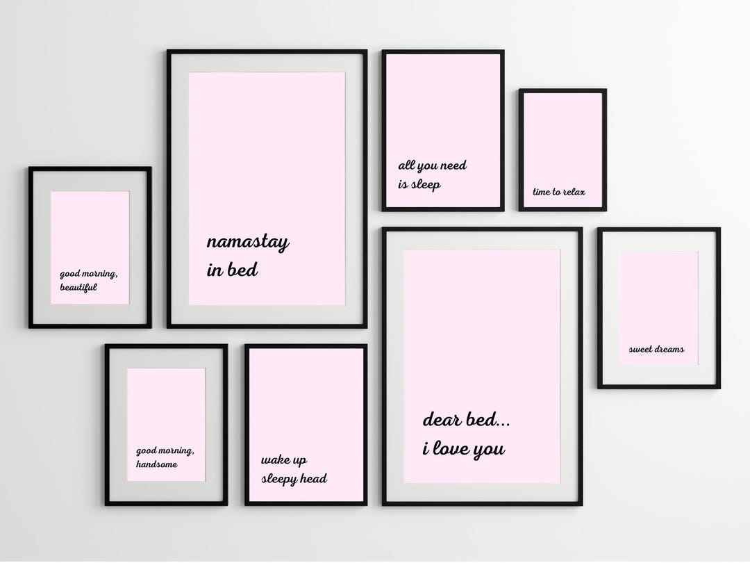 Funny Bedroom Wall Art | Simple Minimalist Design | Instant Digital ...