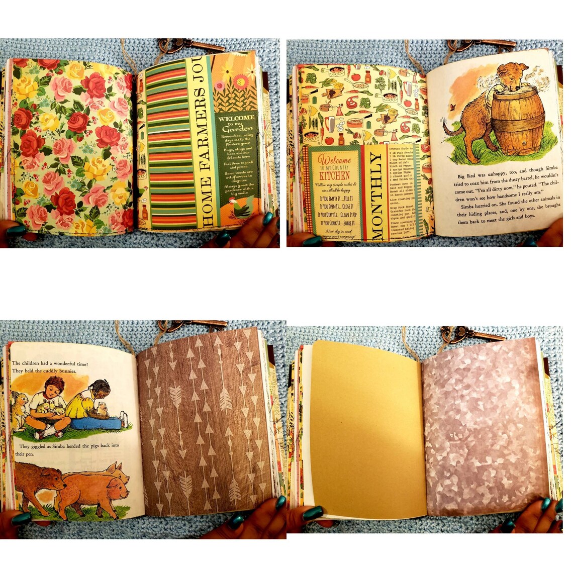 Junk Journal Vintage Little Golden Book A Story About the - Etsy