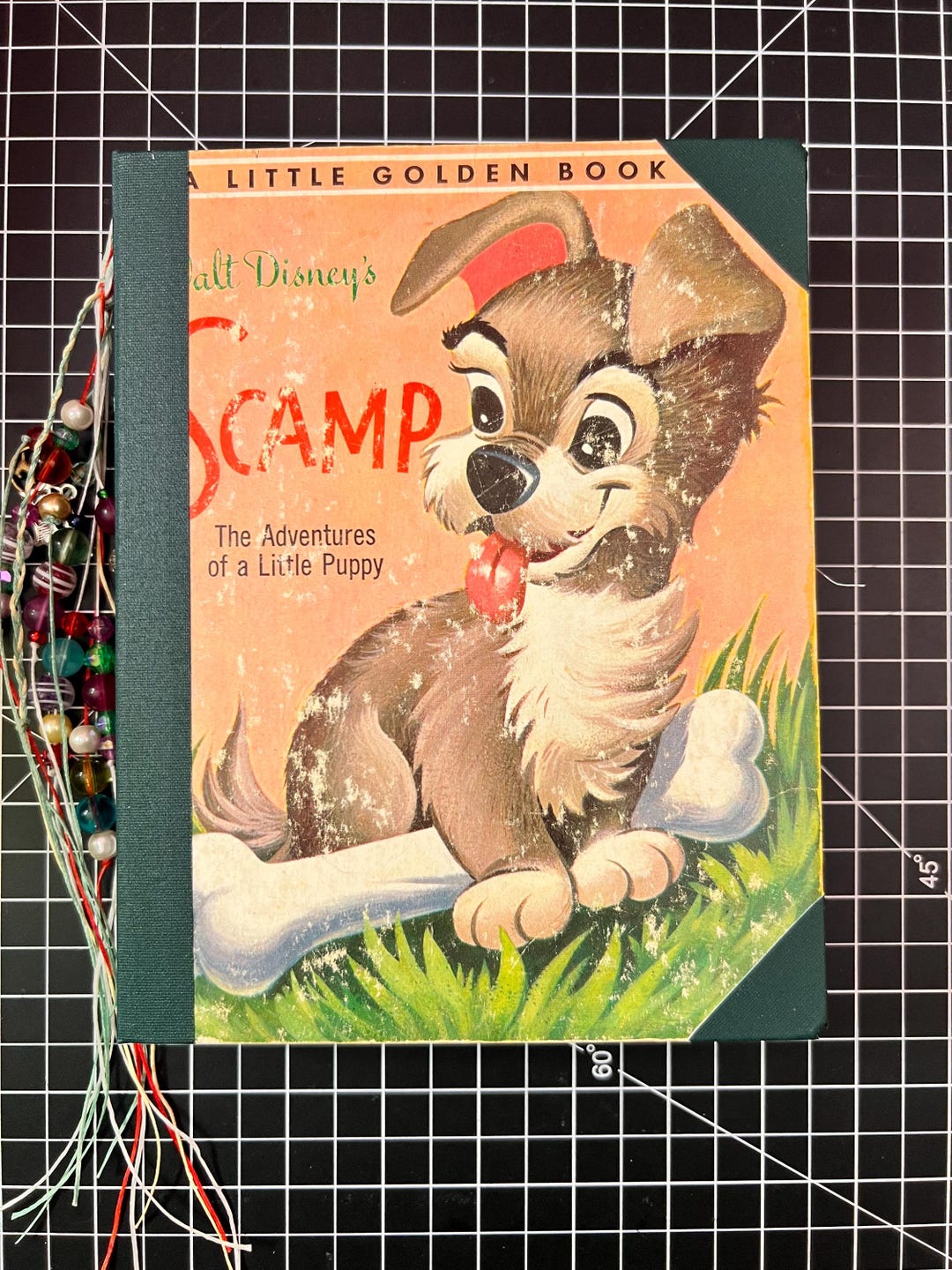 Scamp Junk Journal - Vintage Little Golden Book - Lady and the Tramp ...