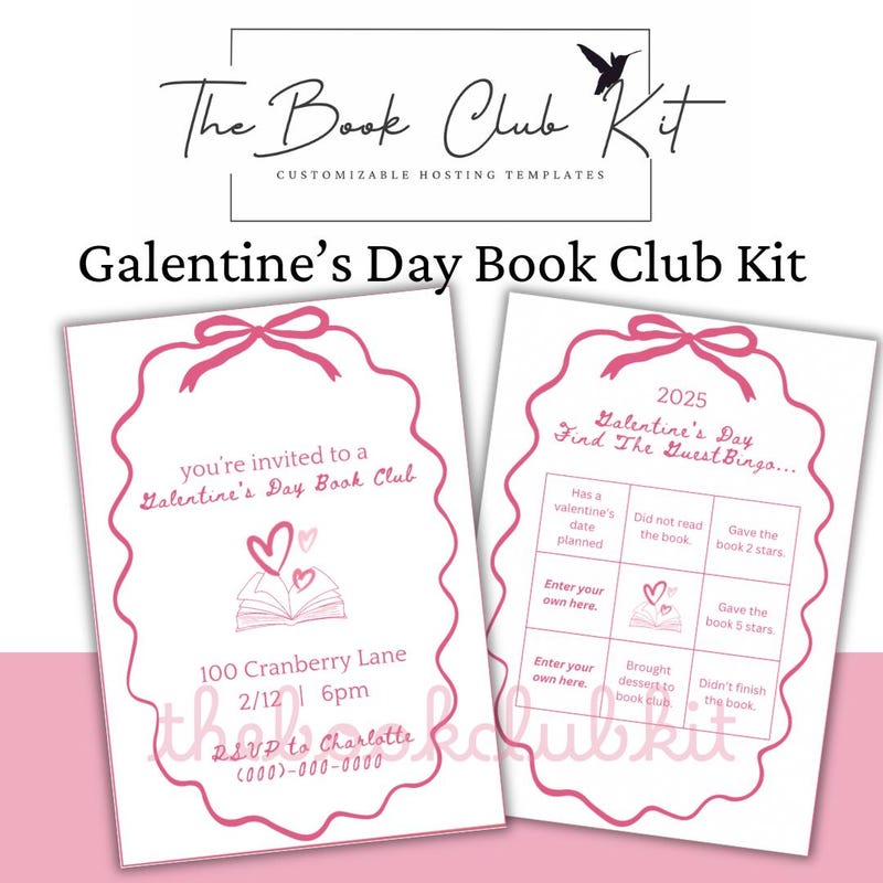 Book Club Games - Etsy