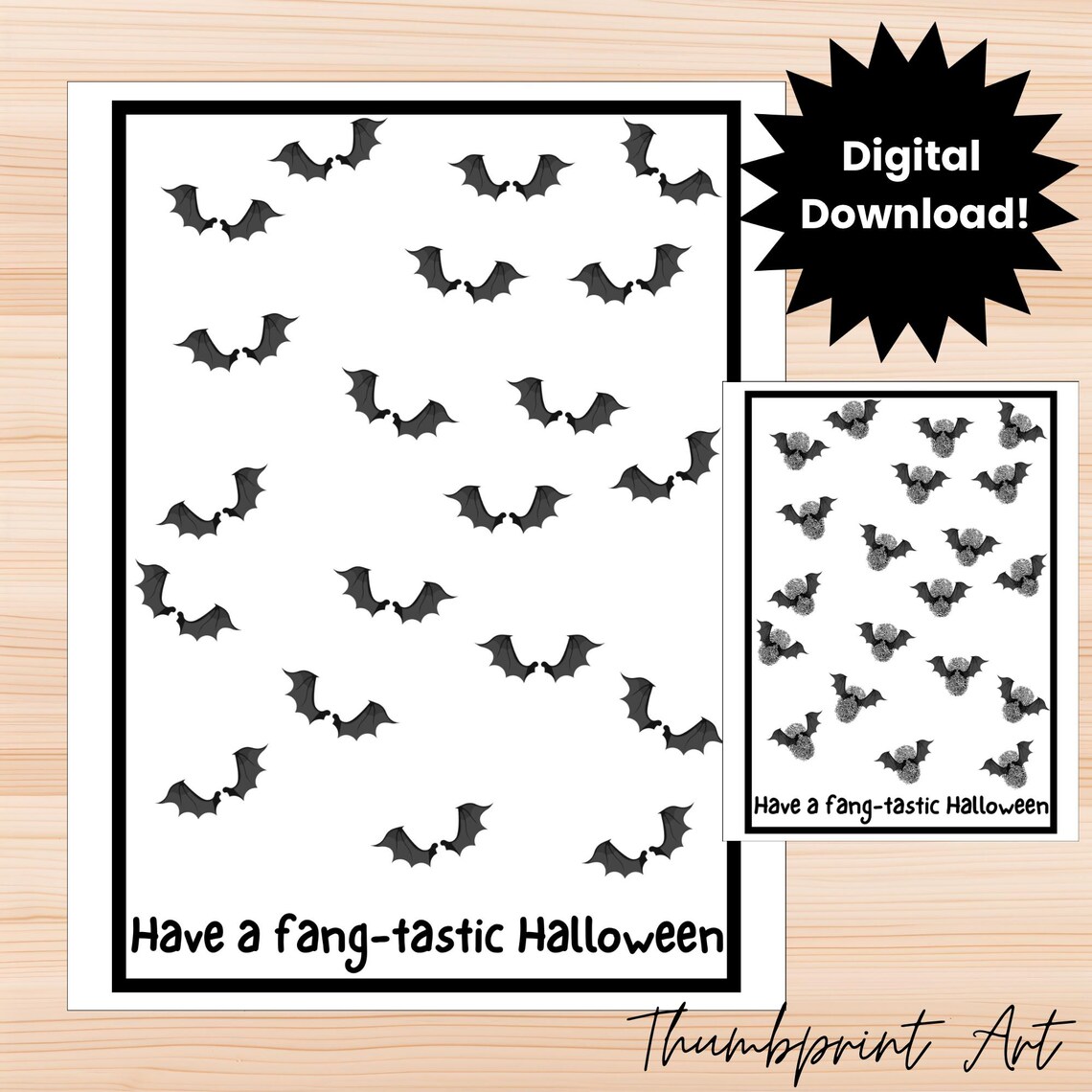 Halloween Thumbprint Art, Halloween Fingerprint Art, Halloween Kids ...