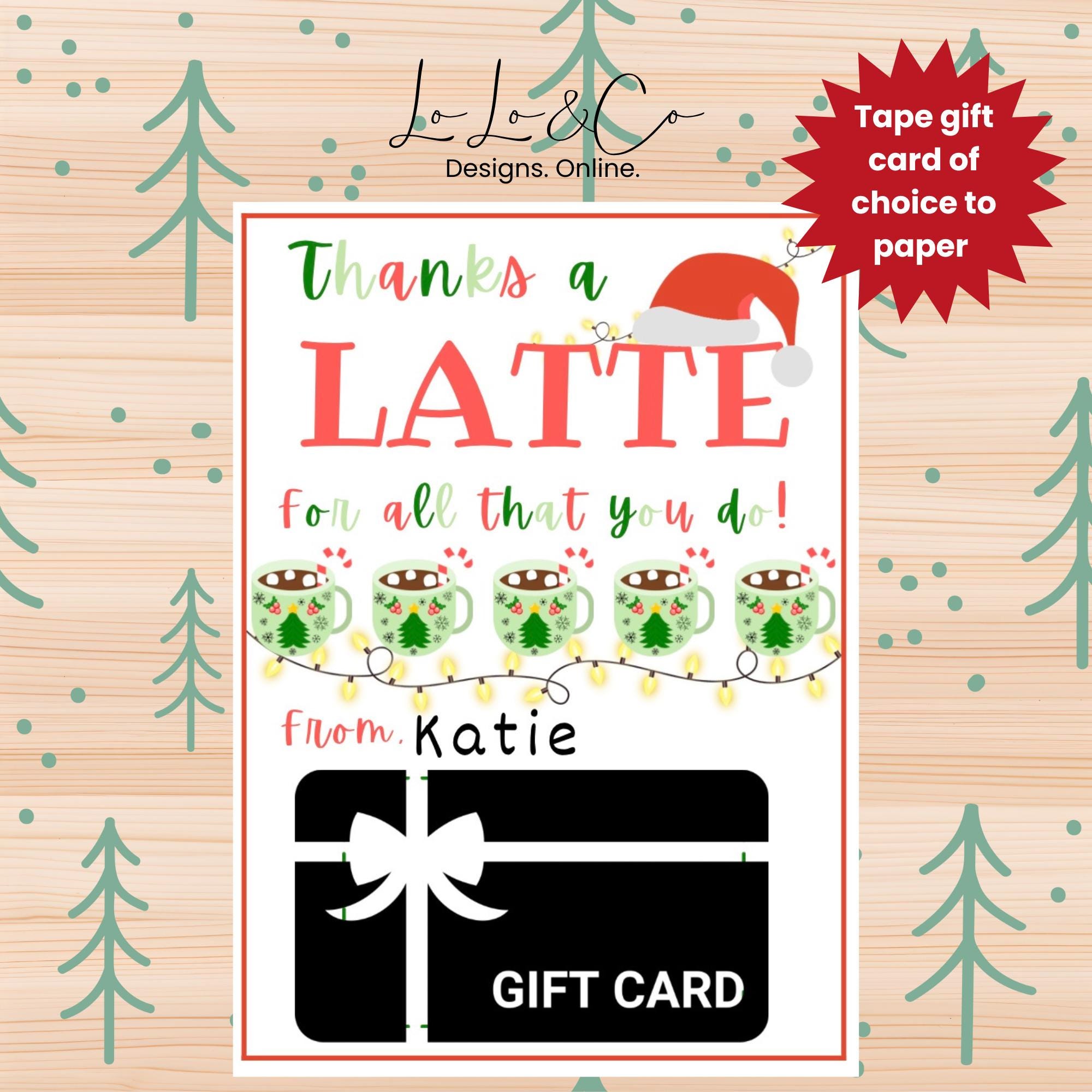 Christmas Gift Card Holder Printable, Printable Holiday Gift Card ...