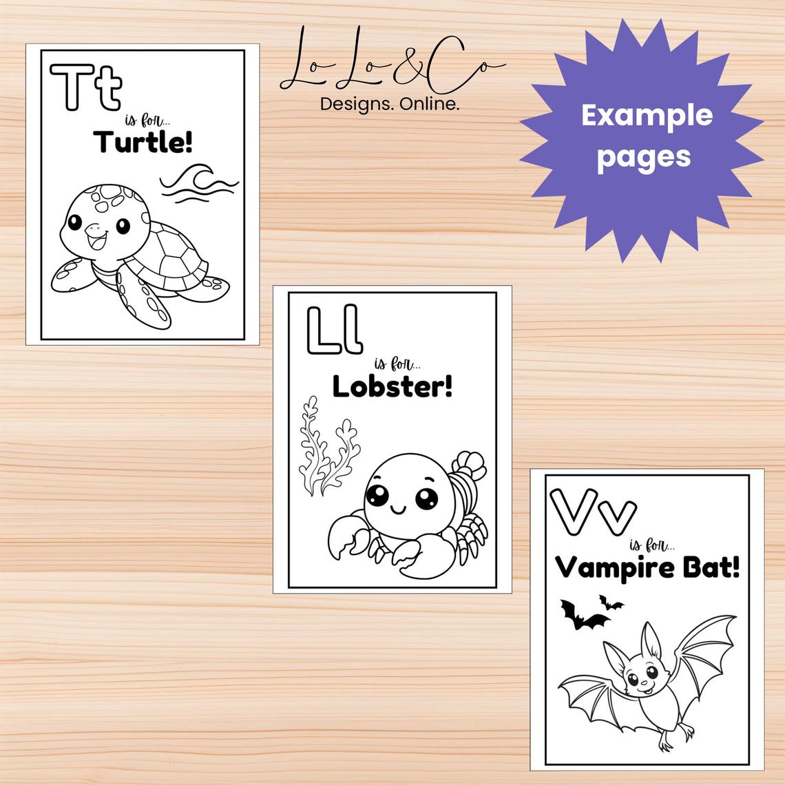 ABC Coloring Pages for Kids, Alphabet Coloring Page for Preschool or ...