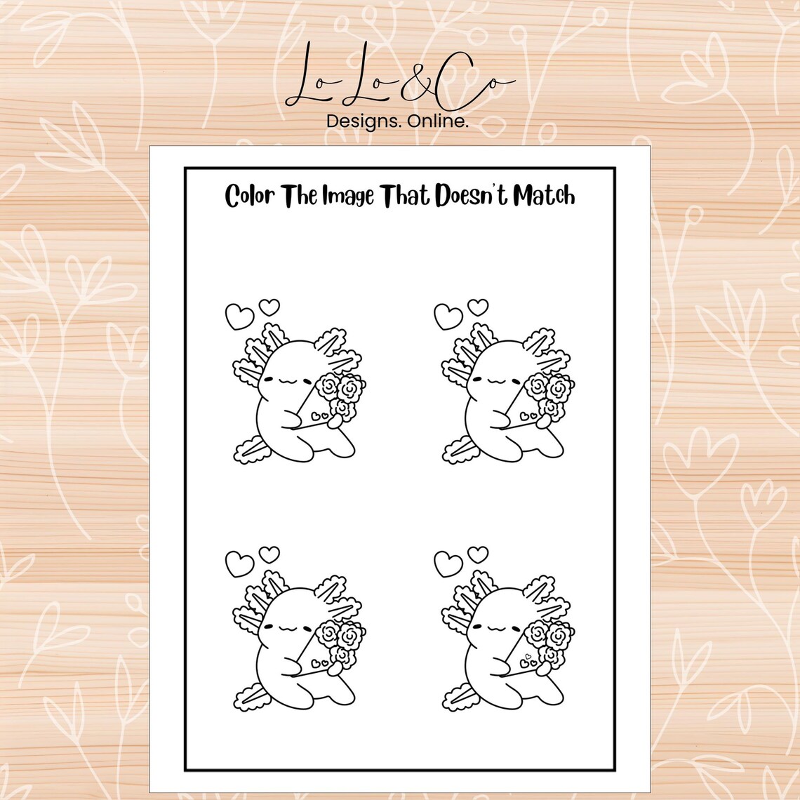 Axolotl Craft, Axolotl Activity Book, Axolotl Activities, Kids Activity ...